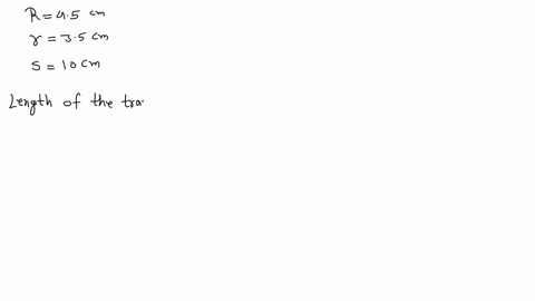 SOLVED:Find the length of a transverse common tangent of the two circles whose radii are 3 ·5 cm ...