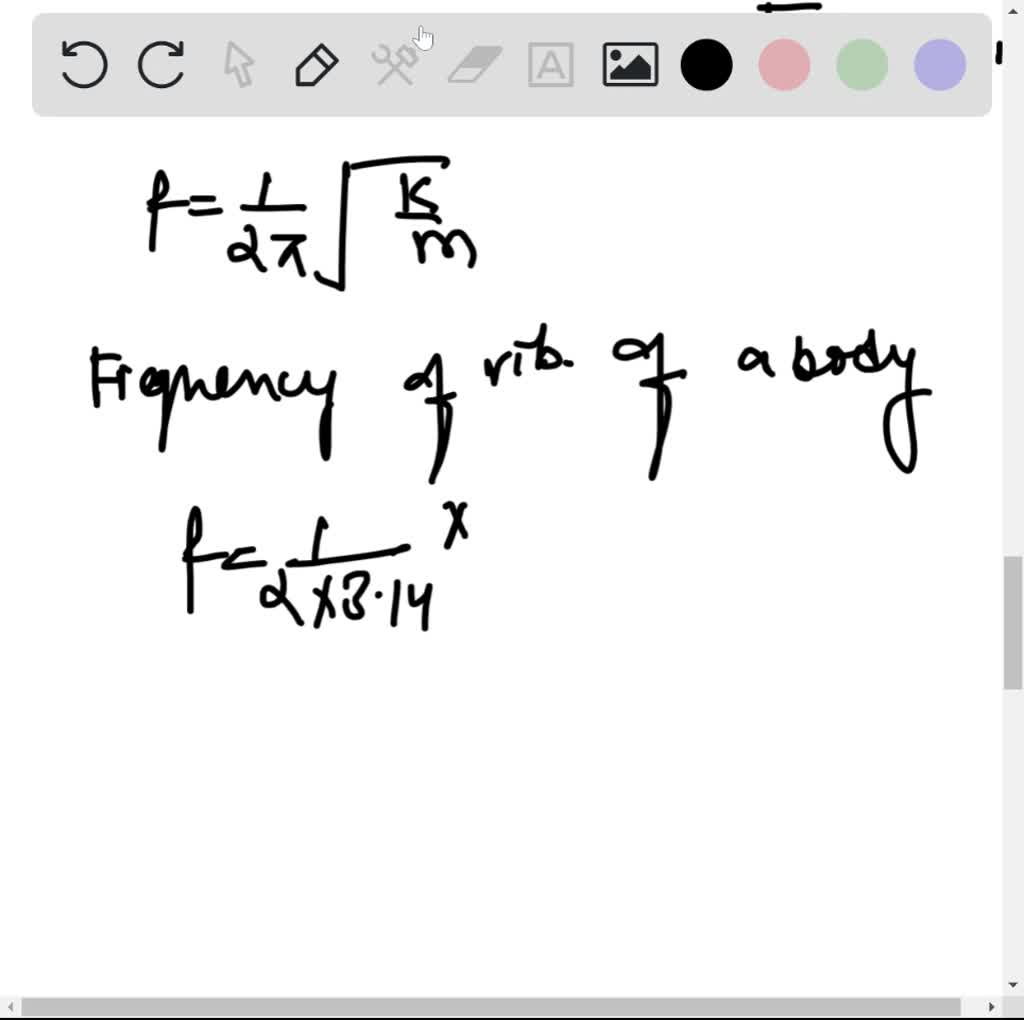 Calculate the natural frequency of vibration for a system with two ...