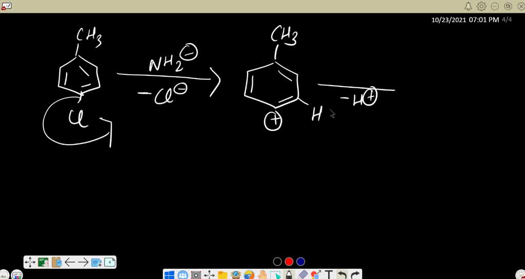 SOLVED:In the reaction p-chlorotoluene with KNH2 in liq. NH3,the major ...