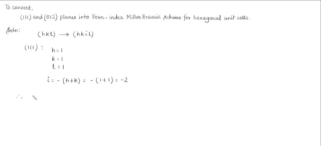 ⏩SOLVED:Sketch the basal plane for the hexagonal unit cell that has ...