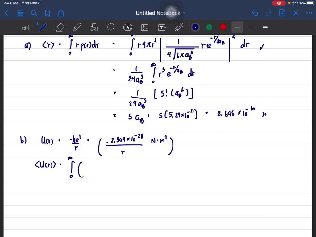 Calculate The Expectation Value Of The Radius For The Is State Numerade