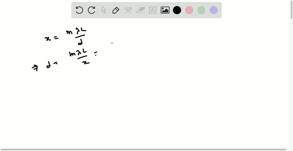SOLVED: (II) Light of wavelength 680 nm falls on two slits and produces ...