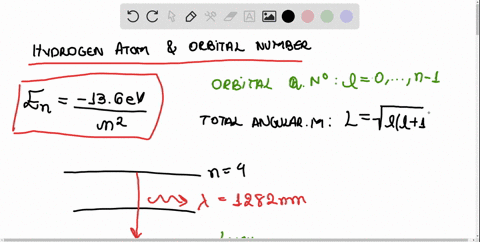 SOLVED:A hydrogen atom in its fourth excited state emits a photon with ...
