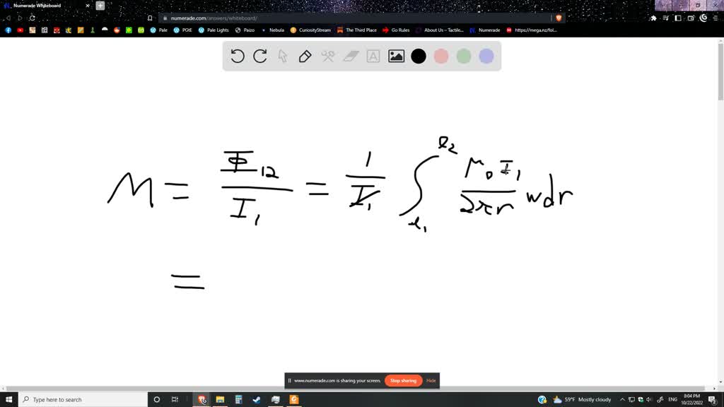 SOLVED:Determine the mutual inductance between a very long straight ...
