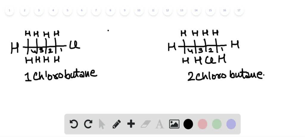 Solved Write Lewis Structures And Iupac Names For All Isomers Of C4 H9 Cl