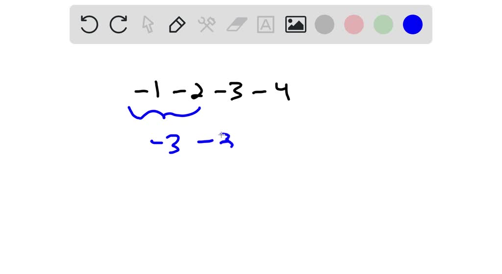 Add, subtract, multiply and divide a list of positive and negative ...