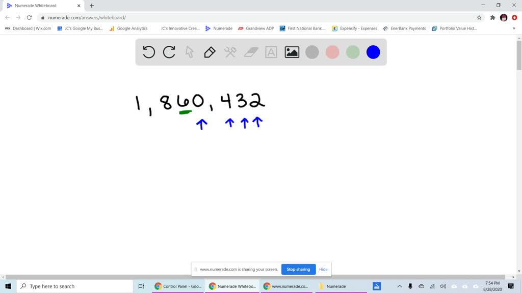 SOLVED Determine The Place Value Of The Digit 6 In The Number 1 860 432 