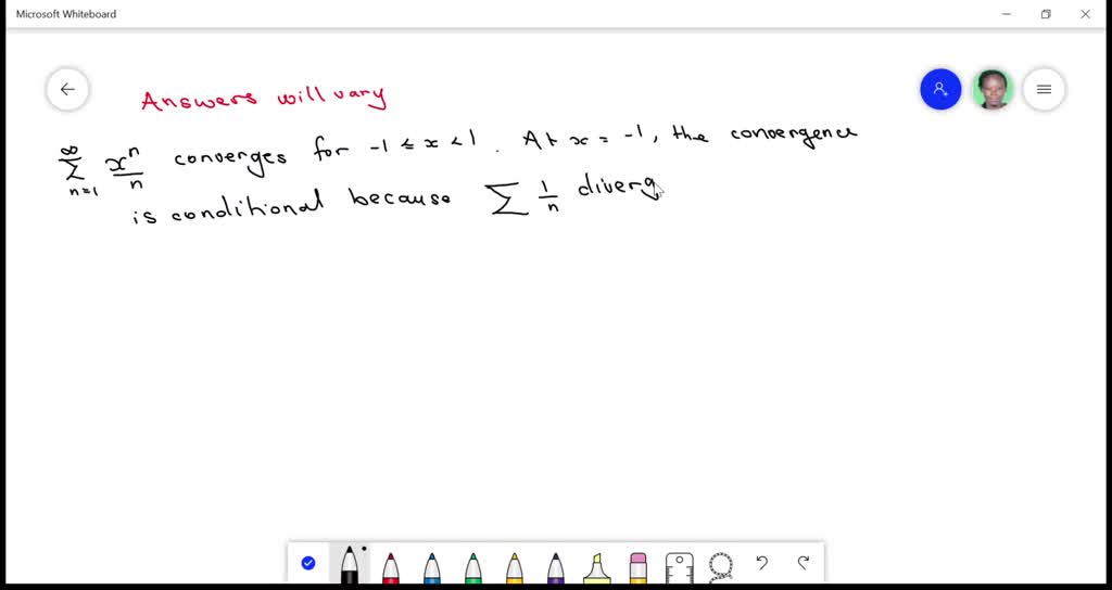 Convergencia en los puntos extremos Ilustre por medio de ejemplos que ...