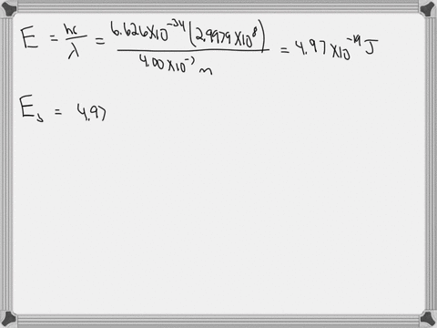 ⏩SOLVED:The energy of a photon needed to cause ejection of an… | Numerade