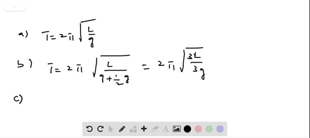 A pendulum of length $L$ is mounted in a rocket. Find… - SolvedLib