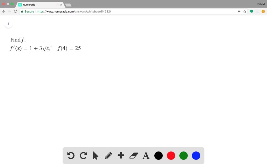 SOLVED Find mathrm f x From mathrm f mathrm x 2 5 Sqrt