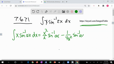 SOLVED:Double table lookup The following integrals may require more than one table lookup ...