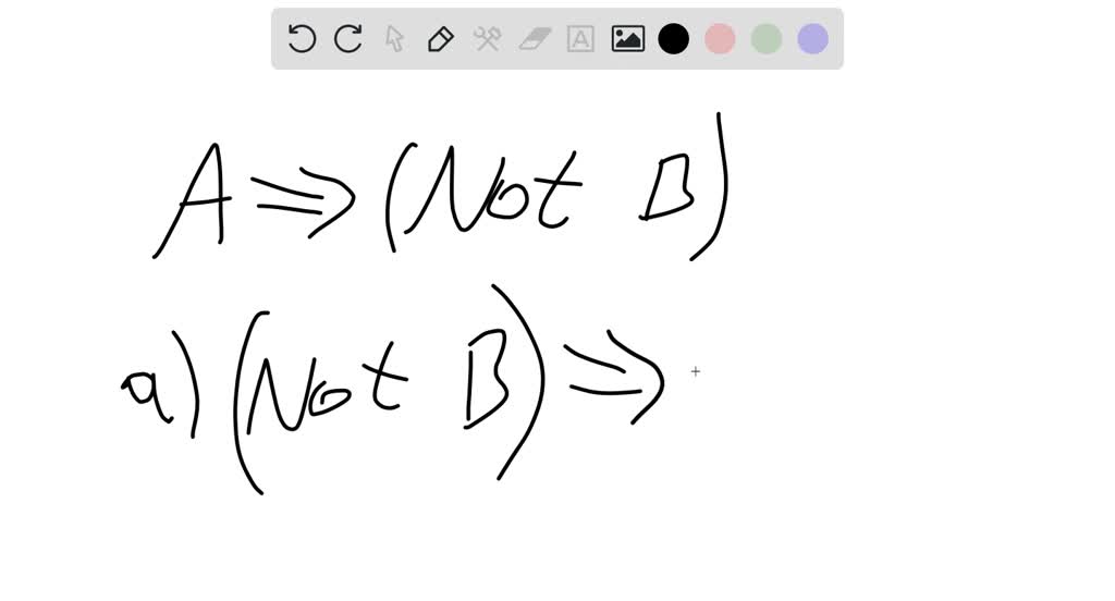 SOLVED:Suppose A and B represent logical statements. Write (a) the converse and (b) the ...