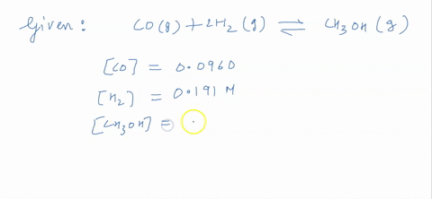 SOLVED:A mixture of carbon monoxide, hydrogen and methanol is at ...