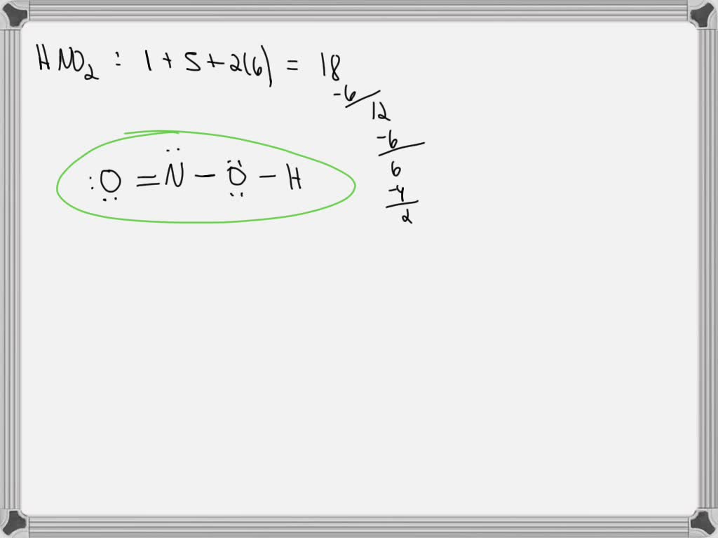 Consider nitrous acid, HNO2 (HONO). (a) Write a Lewis structure. (b ...