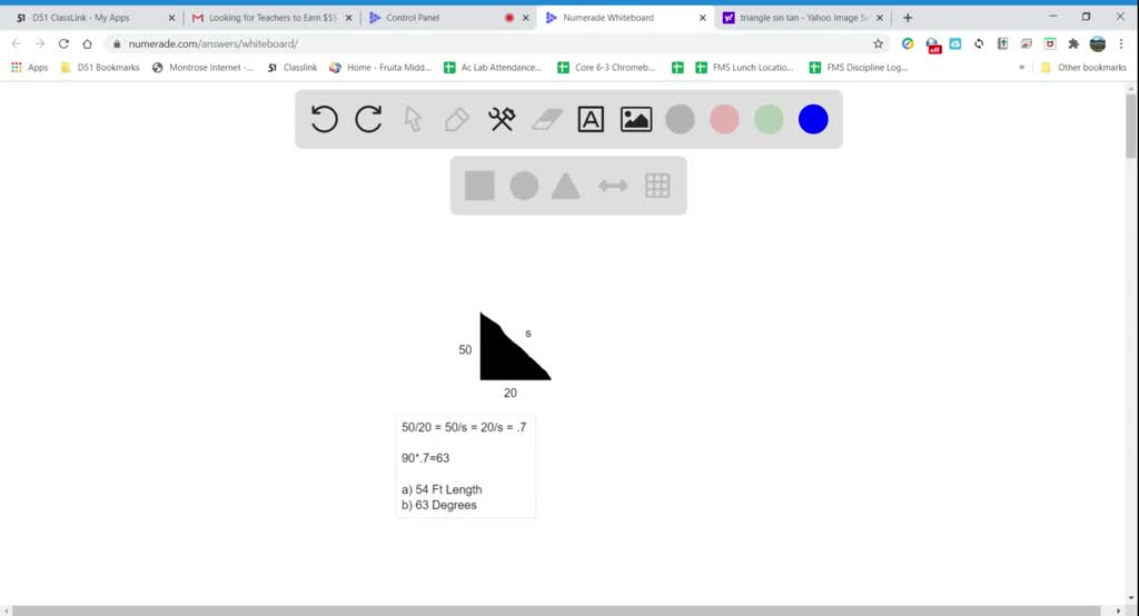 SOLVED:(4 _ Example 4: On sunny day, 50 ft flagpole casts shadow that ...