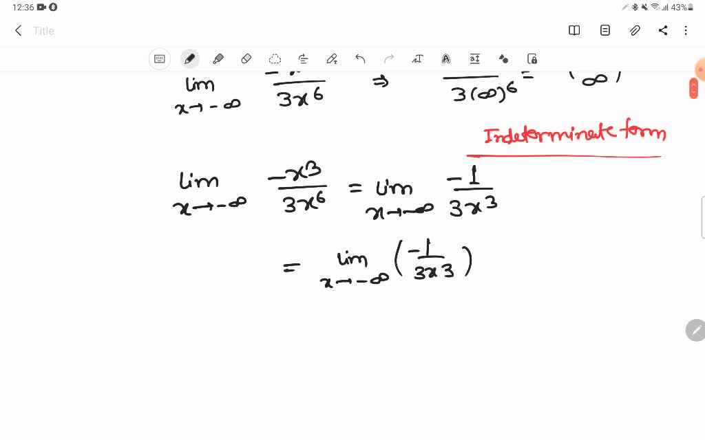 SOLVED:Determine if the given limit leads to a determinate or ... SOLVED:Determine if the given limit leads to a determinate or ...