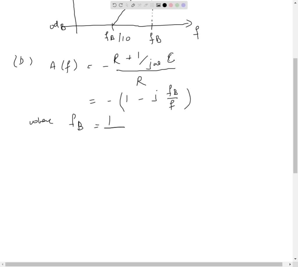 SOLVED:Derive an expression for the voltage transfer ratio for the circuit shown in Figure P14 ...