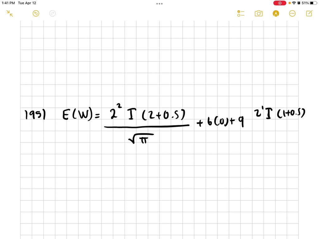 SOLVED:Let Z be a standard normal random variable and W=(Z^2+3 Z)^2. a ...
