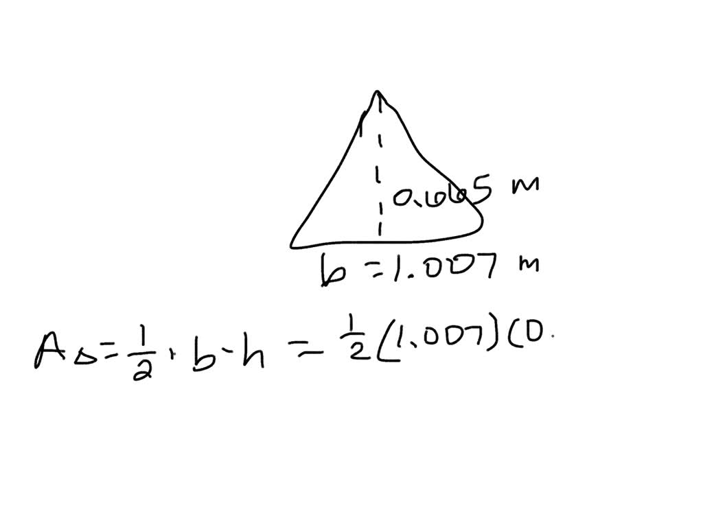 SOLVED:The formula for the area of a triangle is 1 / 2 ×base ×height ...