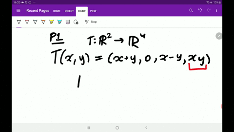 ⏩SOLVED:Decide whether or not the given mapping T is a linear… | Numerade