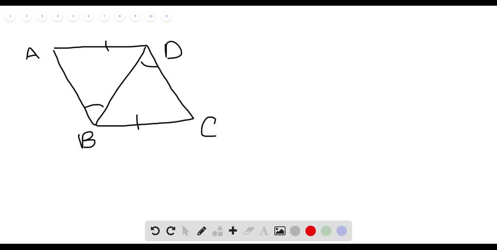 SOLVED:In Exercises 9-14, decide whether enough information is given to prove that the triangles ...