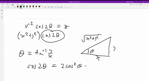 An equation is given in cylindrical coordinates. Express the equation ...