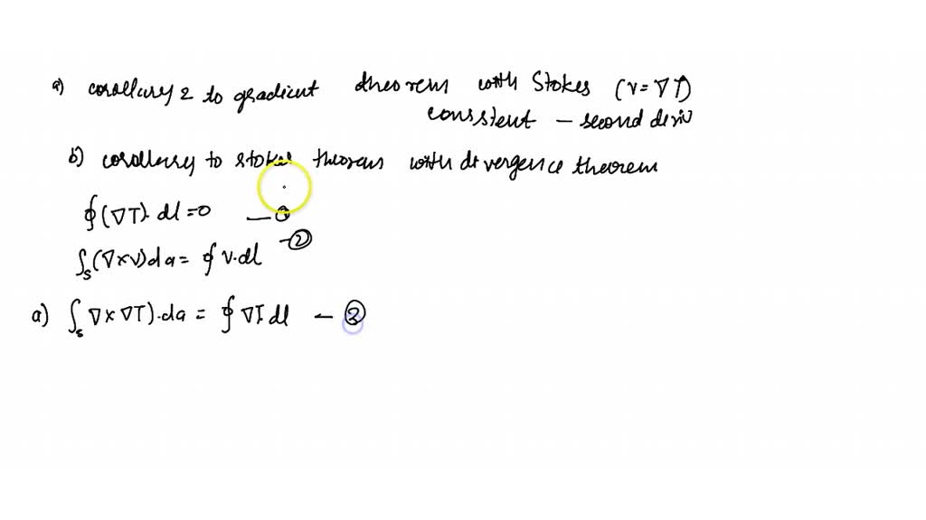 SOLVED:Here are two cute checks of the fundamental theorems: (a ...