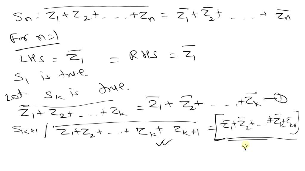 SOLVED:If z and \bar{z} are conjugate complex numbers, find two complex ...