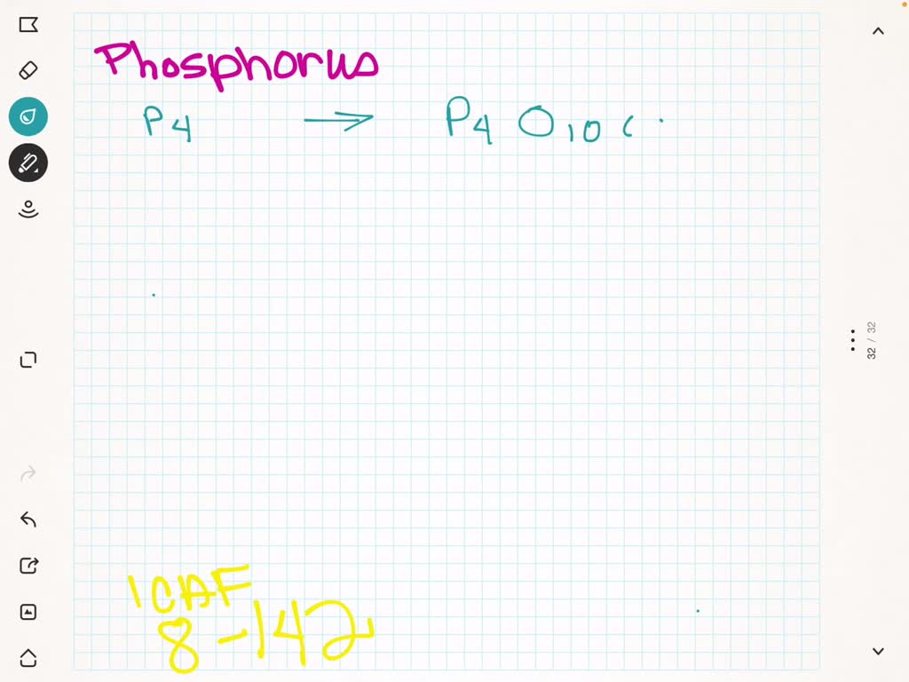 SOLVED:When you strike a match, trace amounts of white phosphorus (P4 ...