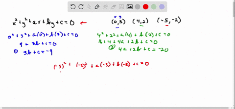 SOLVED:Given three noncollinear points, there is one and only one circle that passes through ...