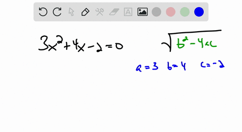⏩SOLVED:Compute the discriminant. Then determine the number and type ...