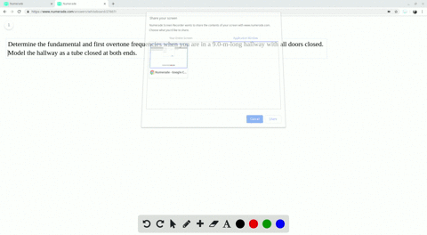 SOLVED: Determine the fundamental and first overtone frequencies when you are in a 9.0-m-long ...
