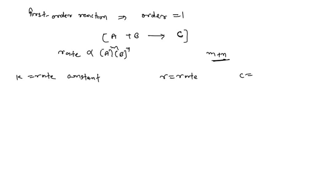 SOLVED Which Of The Following Relation Is Correct For A First Order SOLVED Which Of The Following Relation Is Correct For A First Order