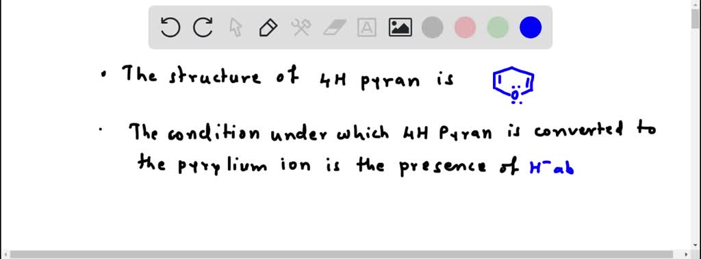 SOLVED:In the synthesis of the pyrylium ion, the penultimate product is ...