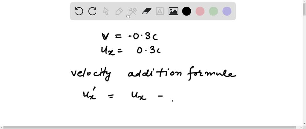 Galactic velocities. We observe a galaxy receding in a particular ...