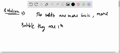 SOLVED:Account for the fact that LiF and CsI have low solubility in ...