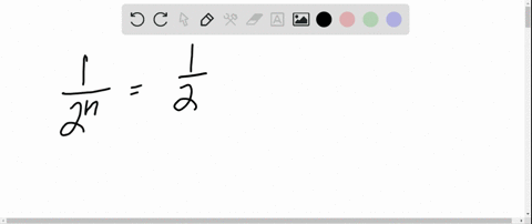 ⏩SOLVED:Investigate the fraction (1)/(2^n) . Does it increase or ...