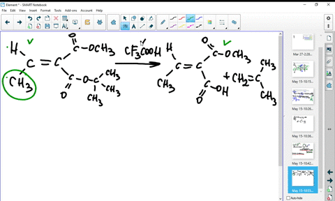 SOLVED:tert-Butyl esters [RCO2C(CH3)3] are converted into carboxylic ...
