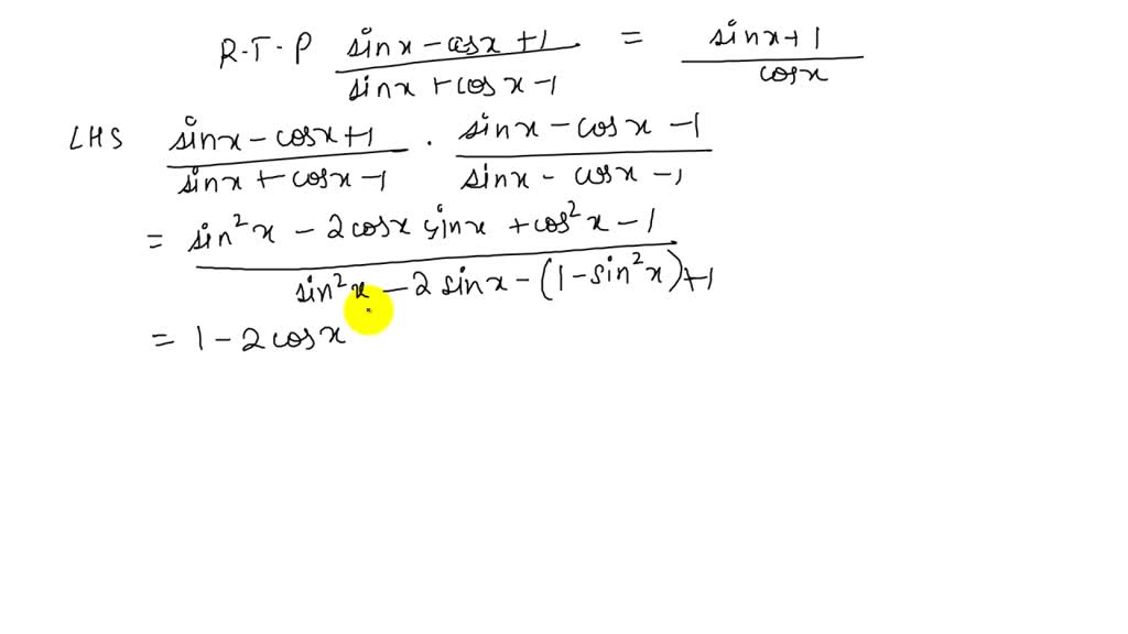 solved-verify-each-identity-frac-sin-x-cos-x-1-sin-x-cos-x-1