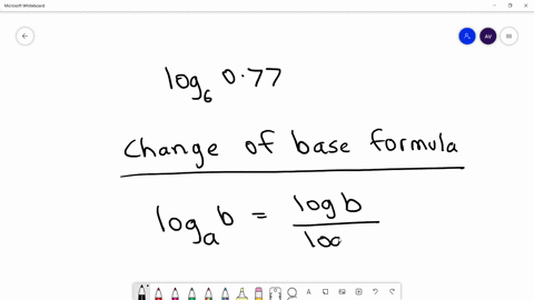 SOLVED:Use the change of base formula to approximate the logarithm to the nearest thousandth ...