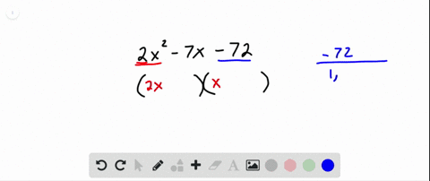 SOLVED:Factor each trinomial completely. See Examples I through II and Section 6.2 2 x^{2}-7 x-99