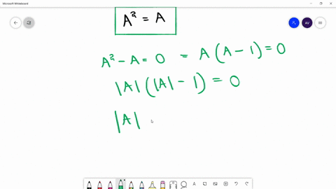 SOLVED:(i) What are the possible values of the determinant of an ...