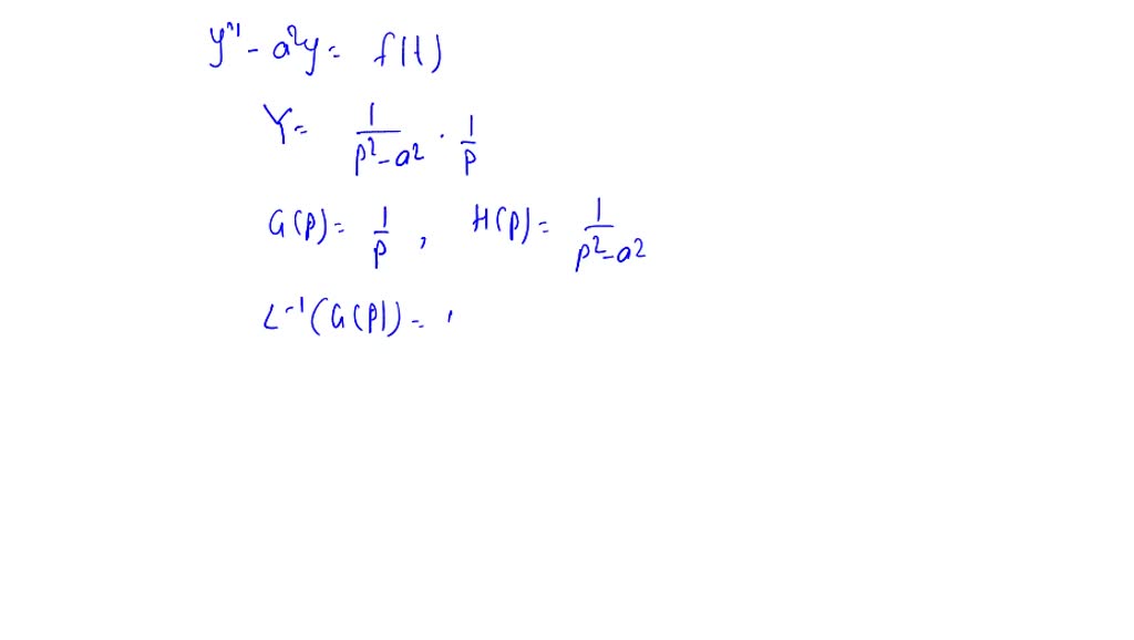 SOLVED:Apply the convolution theorem to derive the indicated solution x(t) of the given ...
