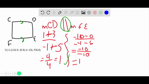 SOLVED:For each quadrilateral with the vertices given, a. verify that the quadrilateral is a ...
