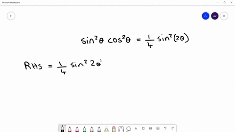 SOLVED:Establish each identity. (cos(2 θ))/(1+sin(2 θ))=(cotθ-1)/(cotθ+1)