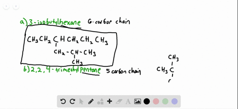 SOLVED:Draw the structural formulas of (a) 2,2,4 trimethylpentane, (CH3 ...