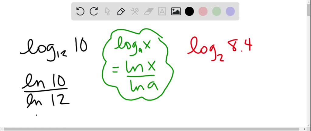 ⏩SOLVED:Use Formula 10 to evaluate each logarithm correct to six… | Numerade