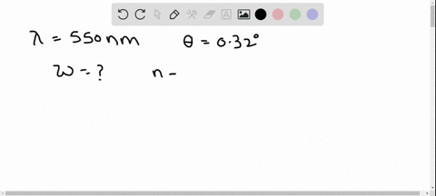SOLVED:In a single-slit diffraction pattern using light of wavelength ...
