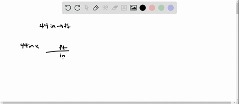 ⏩SOLVED:Perform each conversion. 44 inches to feet | Numerade